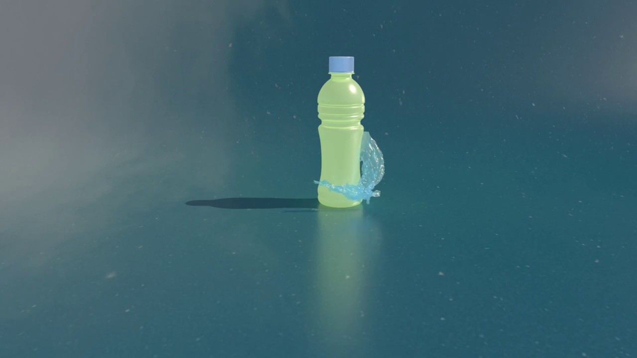 Water Splash 3d animation - YouTube