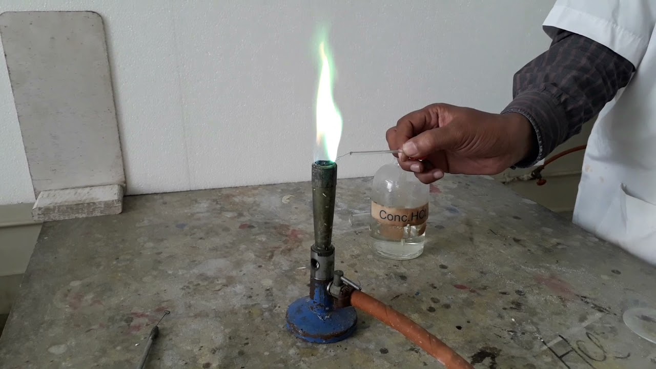 Analytical Chemistry - Detection of cations by platinum wire - YouTube