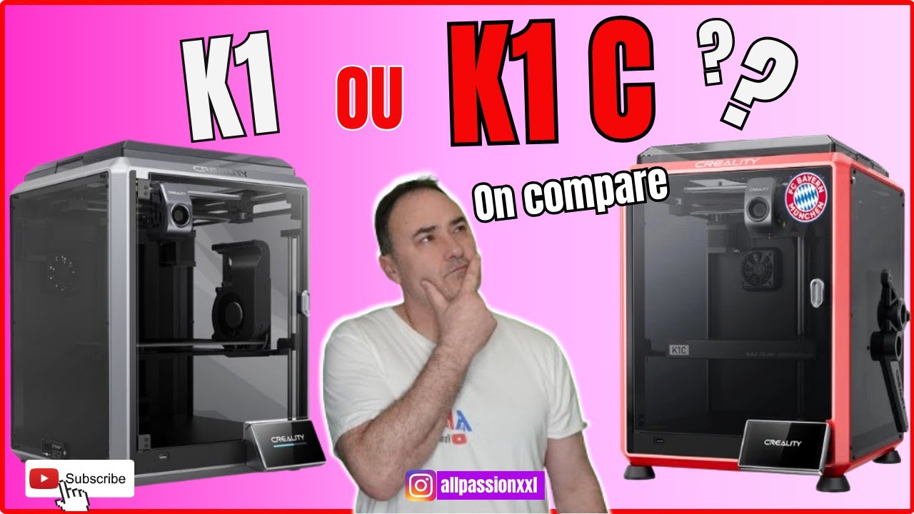 TEST CREALITY K1C : Mieux que la K1 ?? - YouTube