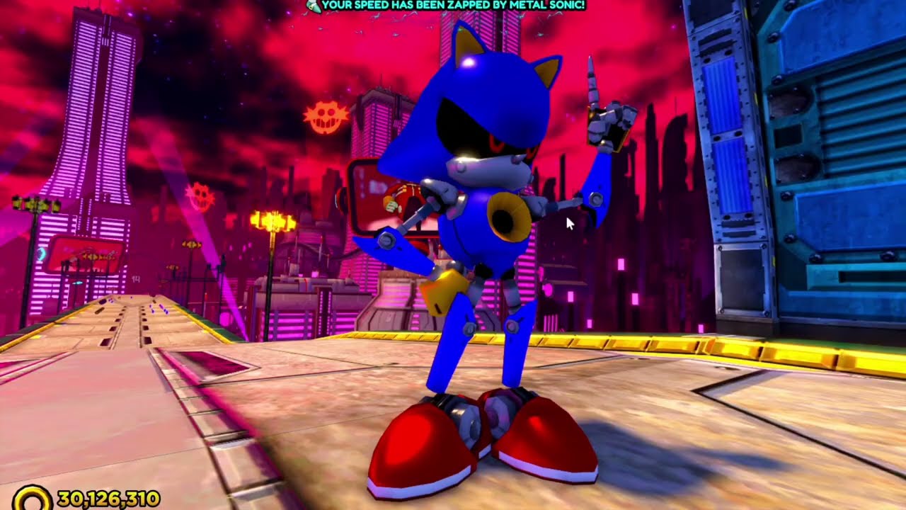 How to beat the race with Metal Sonic in Sonic Speed Simulator! - YouTube