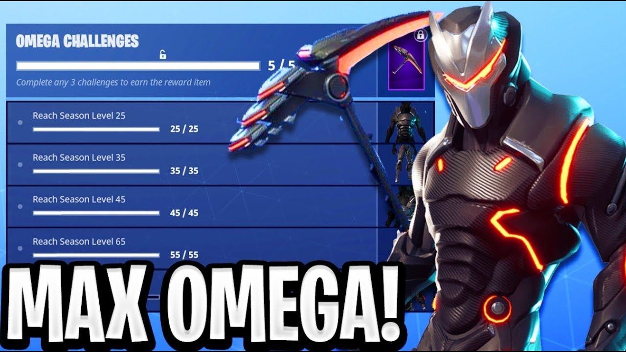 UNLOCKING LEVEL 80 "OMEGA FULL ARMOR" UPGRADE! Season 4 Fortnite Battle ...