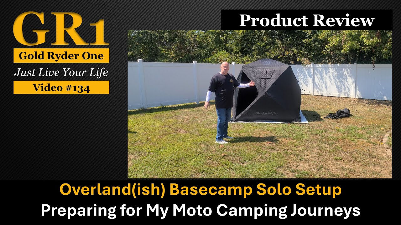 Overland(ish) Basecamp Solo Setup - Preparing for My Moto Camping ...