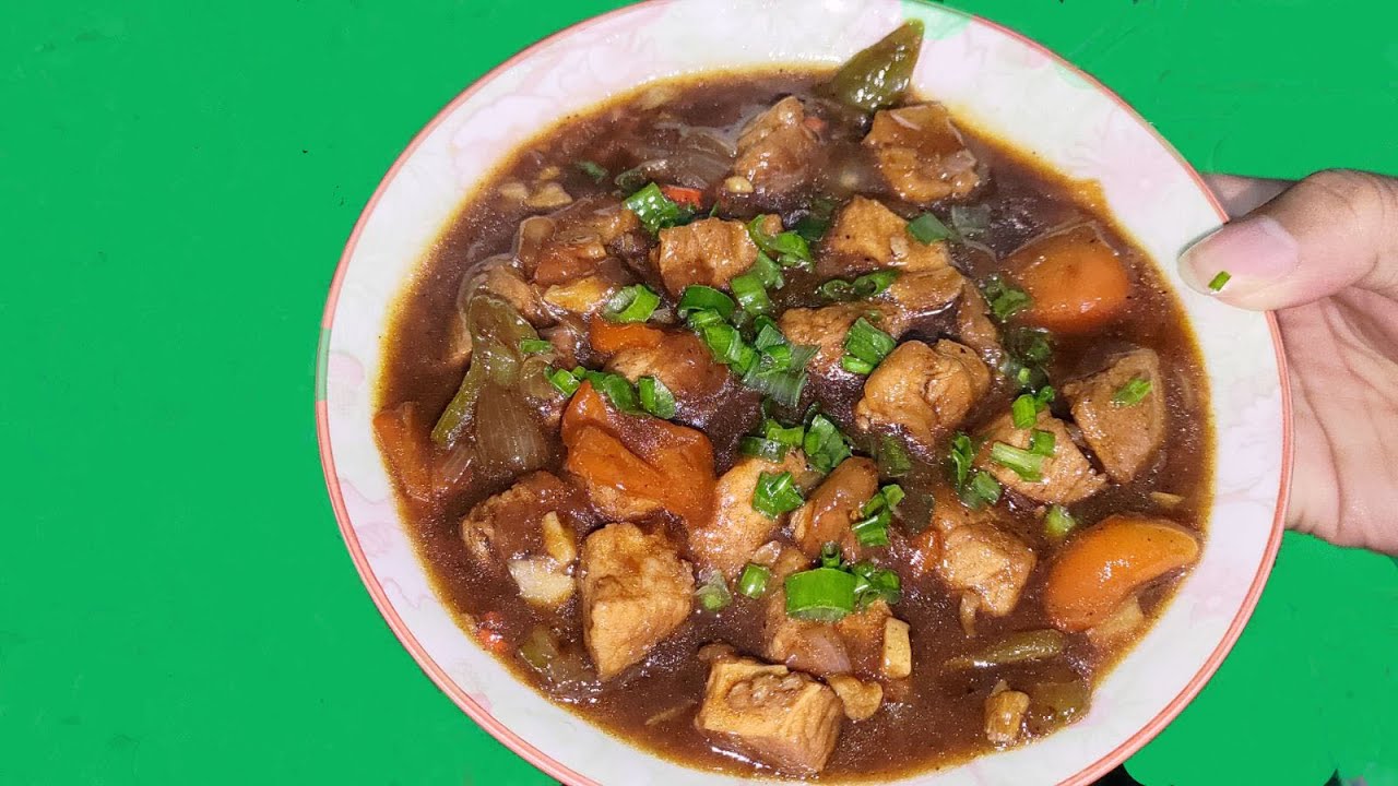 Lami kayoh(spicy pepper Beef) - YouTube