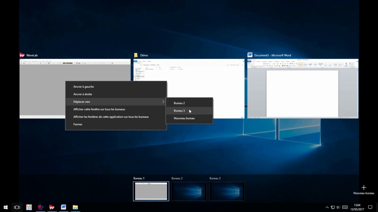Bureau Windows 10 - YouTube