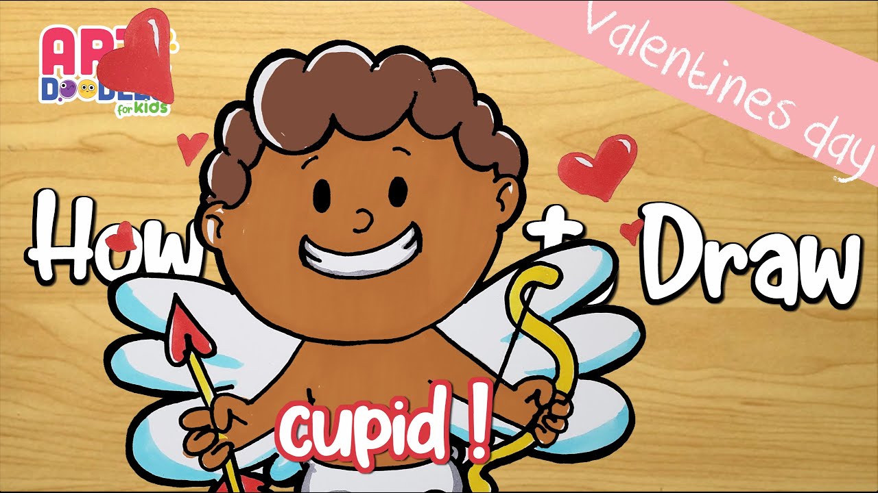 How to draw a Valentine's Cupid - YouTube