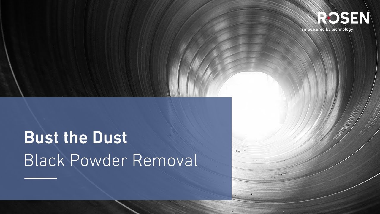 Pipeline Cleaning – Black Powder Removal – ROSEN Group - YouTube