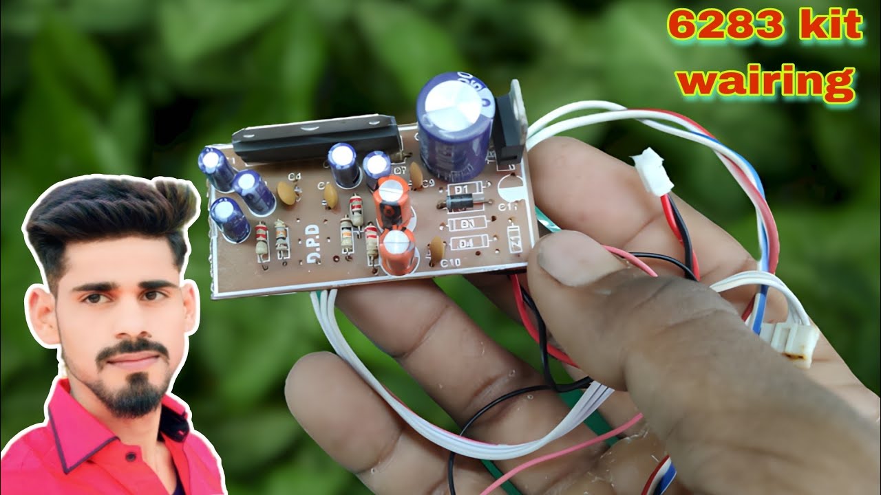 6283 ic Amplifier Full wiring/How to 6283 ic board connection/6283 ...