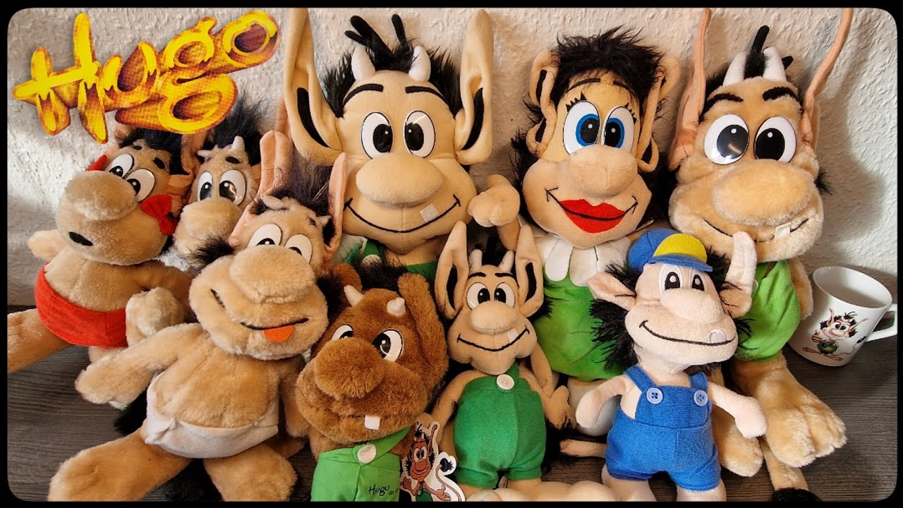 Hugo The Troll Stuffed Plush Animal - Plushie | Skærmtrolden Hugo ...