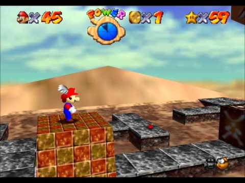 Super Mario 64 - Shifting Sand Land - In the Talons of the Big Bird ...