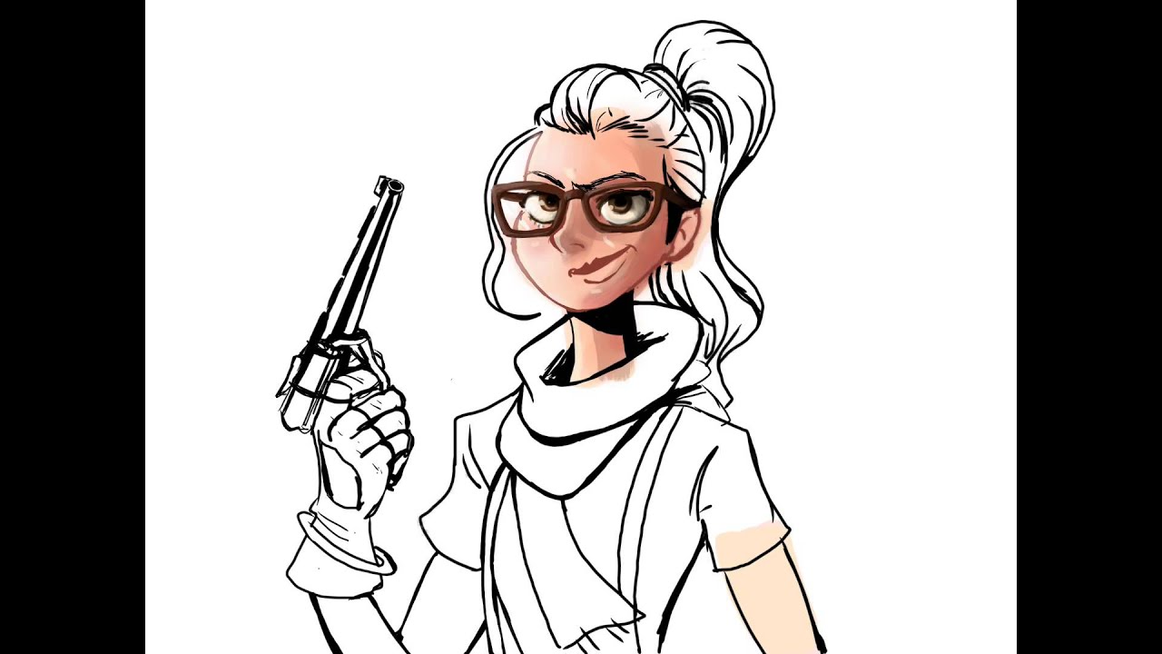 Sunset Overdrive Speed Drawing - YouTube