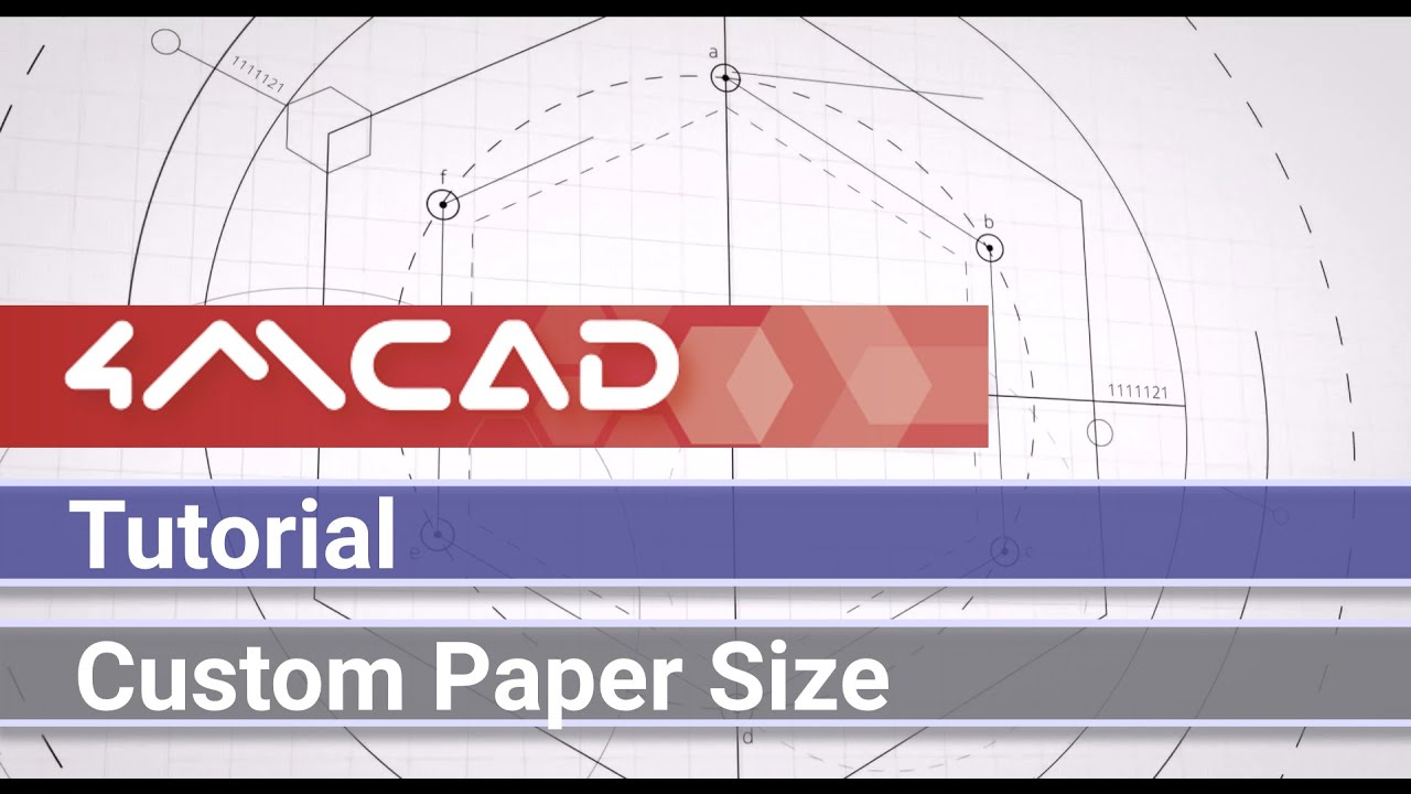 4MCAD24 PRO: CUSTOM PAPER SIZE - YouTube