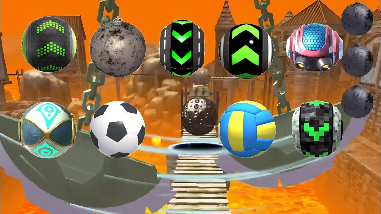 🌟 Going Balls VS Rolling Ball VS Action Ball Games New Race 105 ...