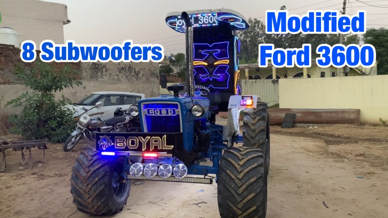 Modified Tractor | Modified Ford 3600 | 8 Subwoofers | modified club ...