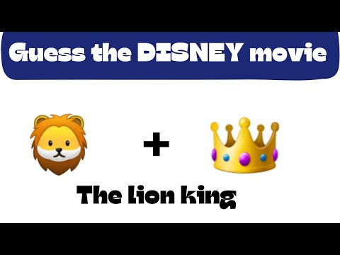 Guess the DISNEY MOVIE by EMOJI| emoji quiz | emoji challenge - YouTube