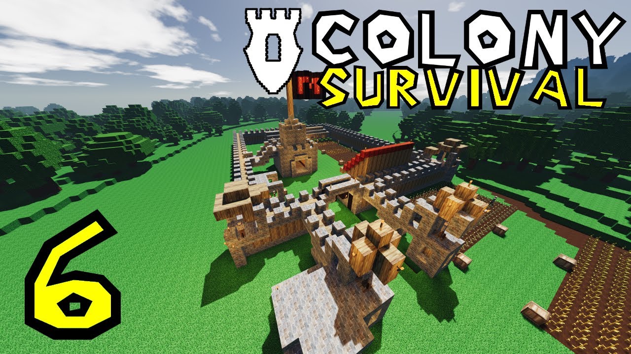 [Colony Survival] The Great Wall and More guards(Lets Play Colony ...