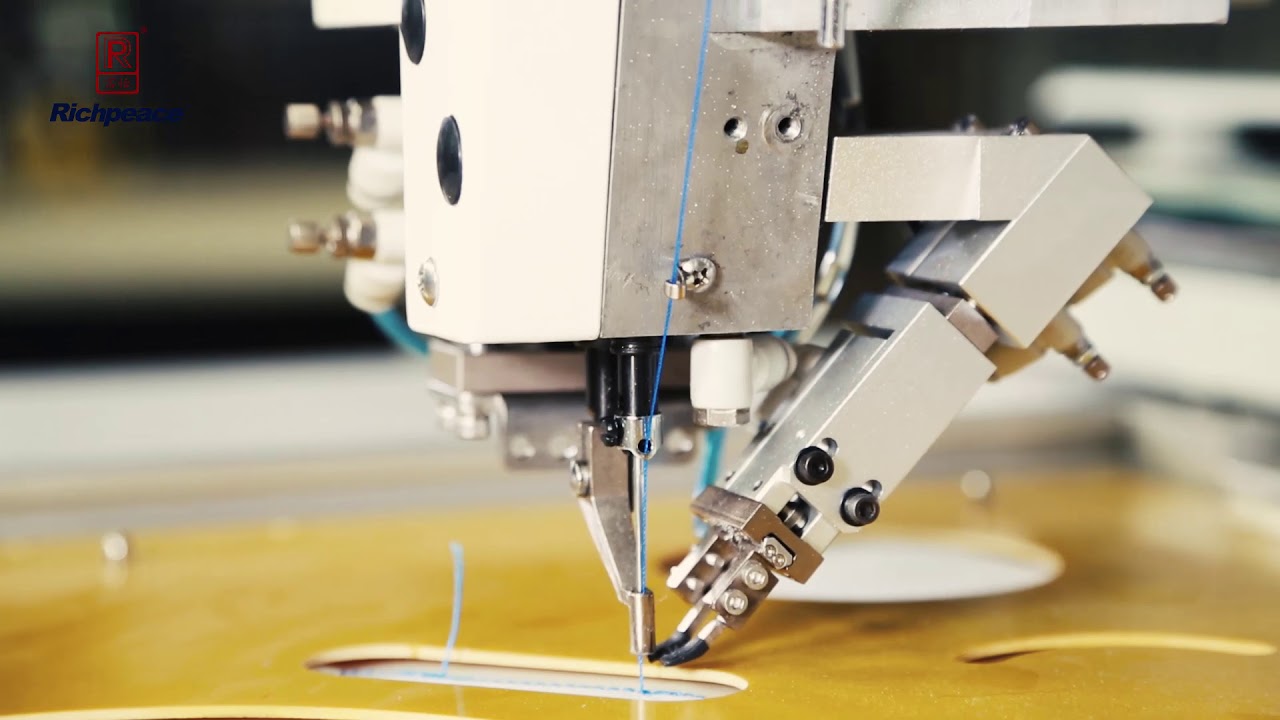 Automatic Sewing Machine For Airbag - YouTube