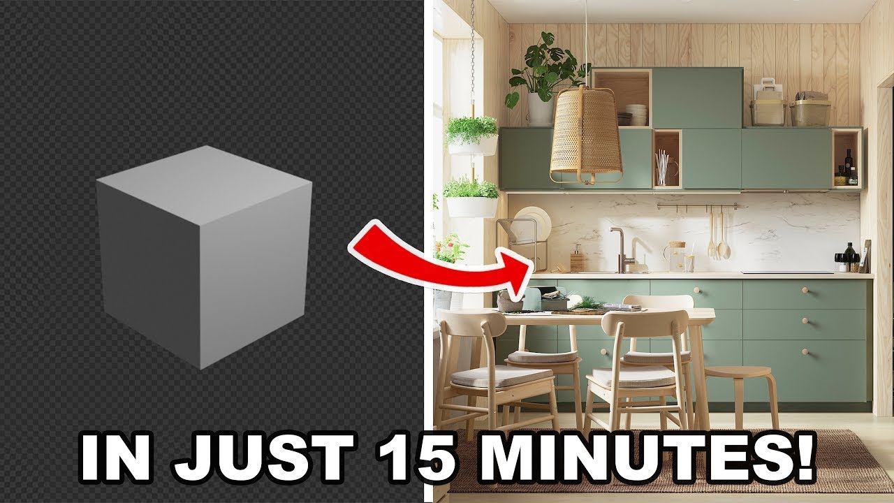 Let's Make a REALISTIC Kitchen in Blender! - YouTube