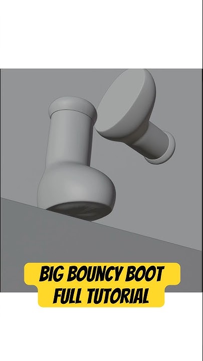 Blender Bouncy Boot full tutorial just dropped on this channel! #3danimation #mschf - YouTube