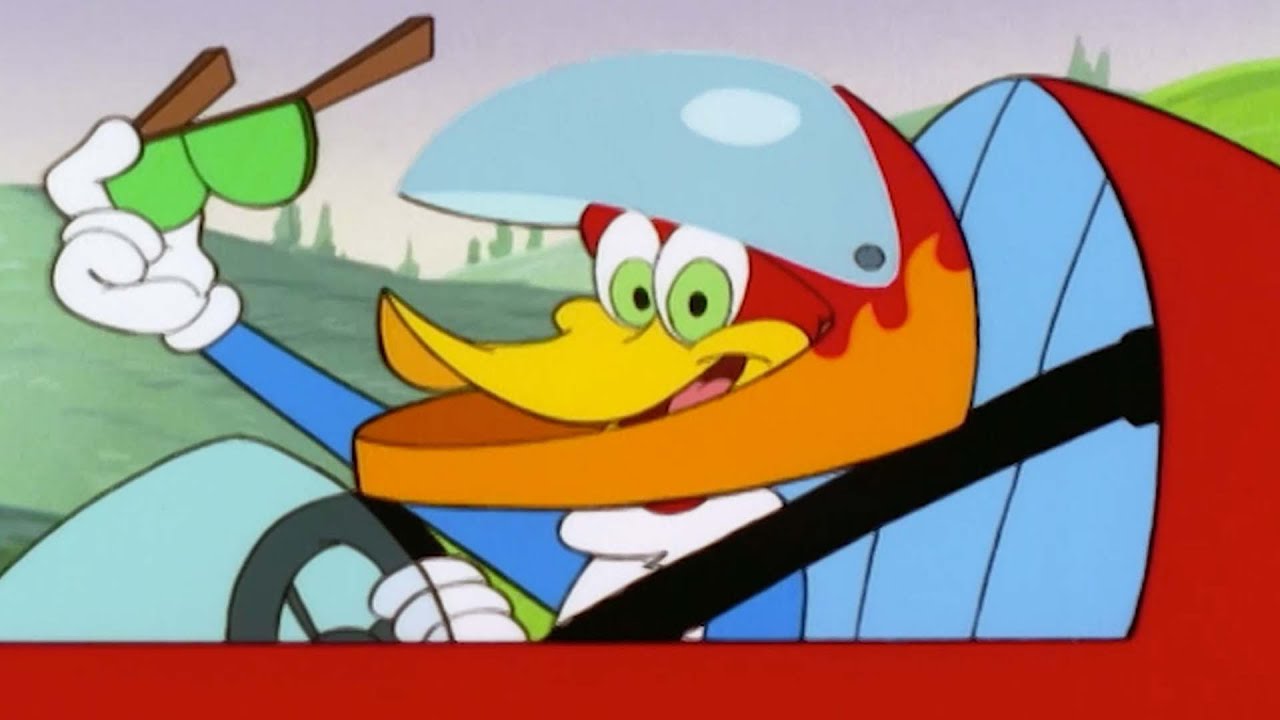 Woody Woodpecker | Woody Competes in a Dangerous Car Race | Full ...