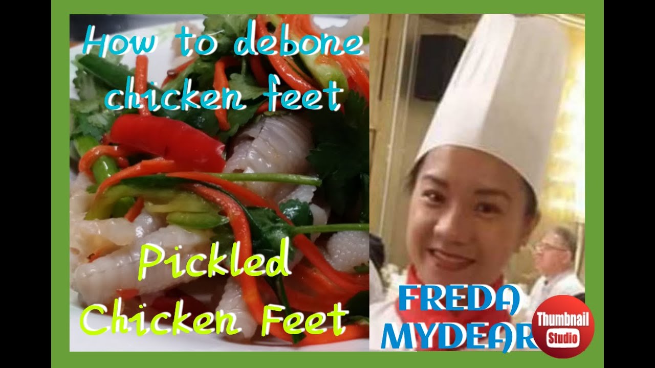 HOW TO DEBONE CHICKEN FEET/CHICKEN FEET PICKLED - YouTube