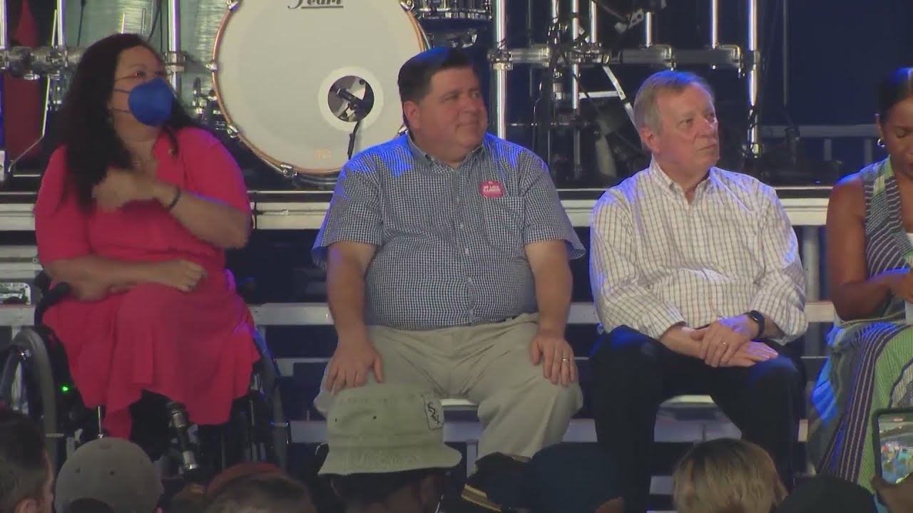 Democrats Day at Illinois State Fair held in Springfield - YouTube