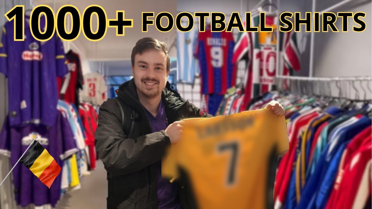 OVER 1000+ FOOTBALL SHIRTS At AMAZING POP-UP STORE - YouTube