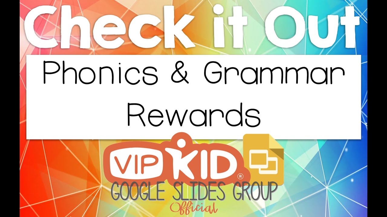 Check it Out #1 - Phonics & Grammar Rewards - YouTube
