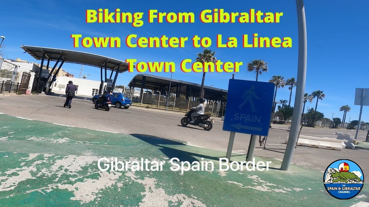 Gibraltar to La Linea A Border Crossing Bike Expedition - YouTube