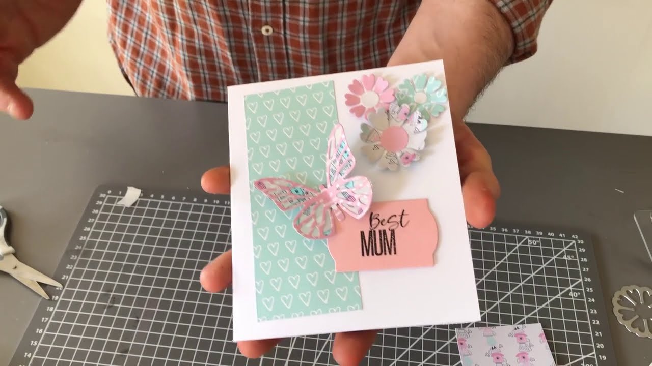 Make a Best Mum Card with Josh using the Big Shot Starter Kit - Sizzix ...