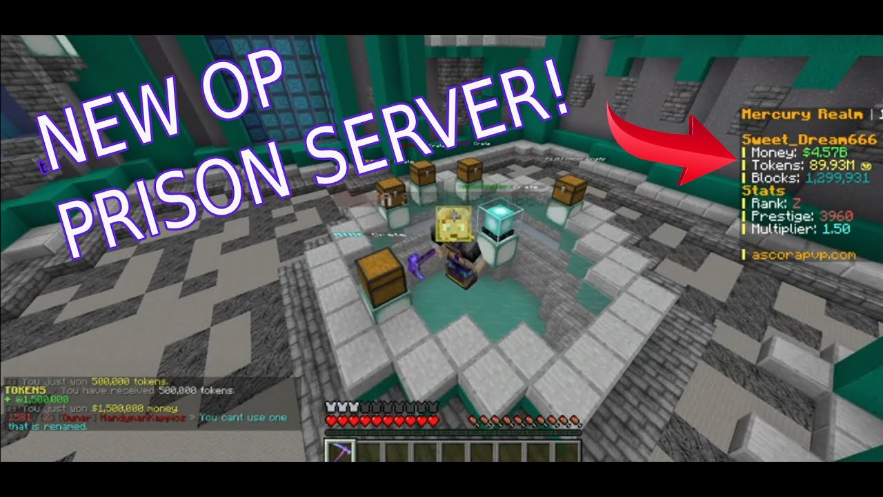 *NEW* OP Prison Server! i went OP in only 10 minutes!! - YouTube