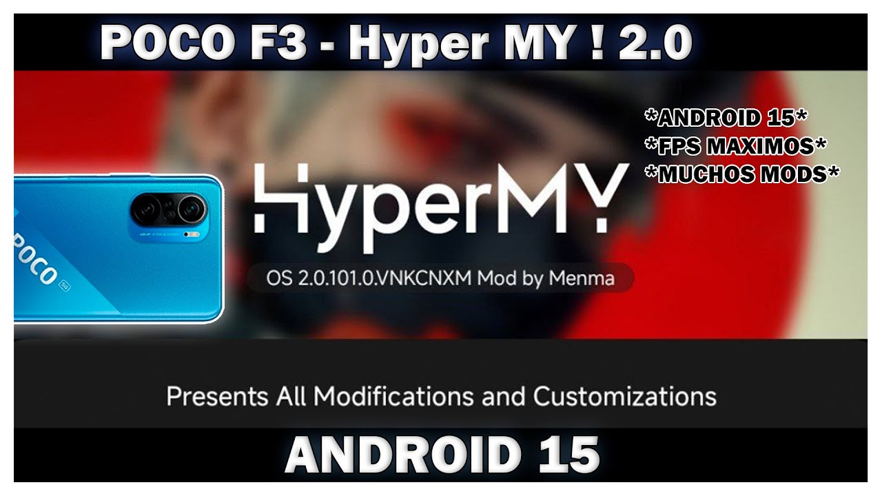 Poco F3 - Hyper My ! ROM EXCELENTE ! OPTIMIZACIONES Y FUNCIONES ! - YouTube