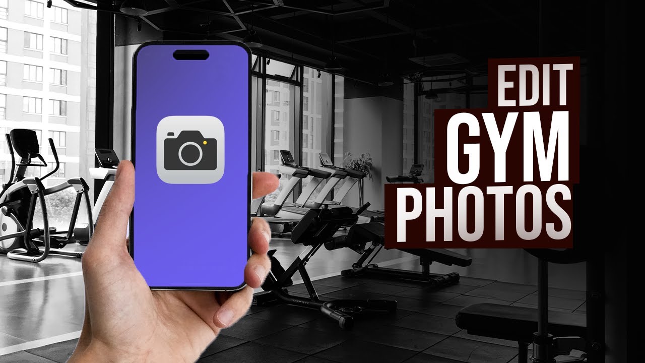 How to Edit Gym Photos on iPhone (tutorial) - YouTube