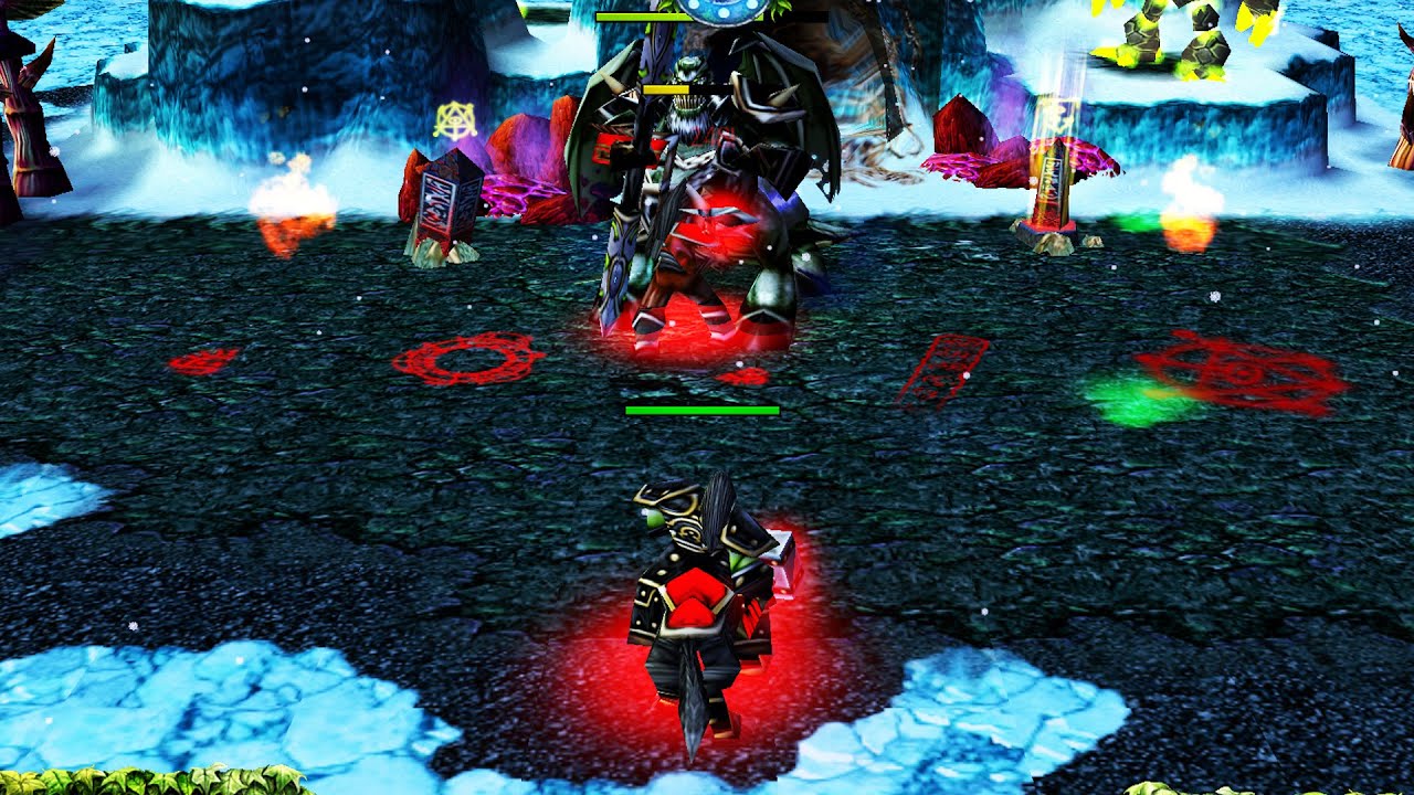 Grom Hellscream and Thrall VS Mannoroth - Warcraft 3 (Level 10 Heroes ...