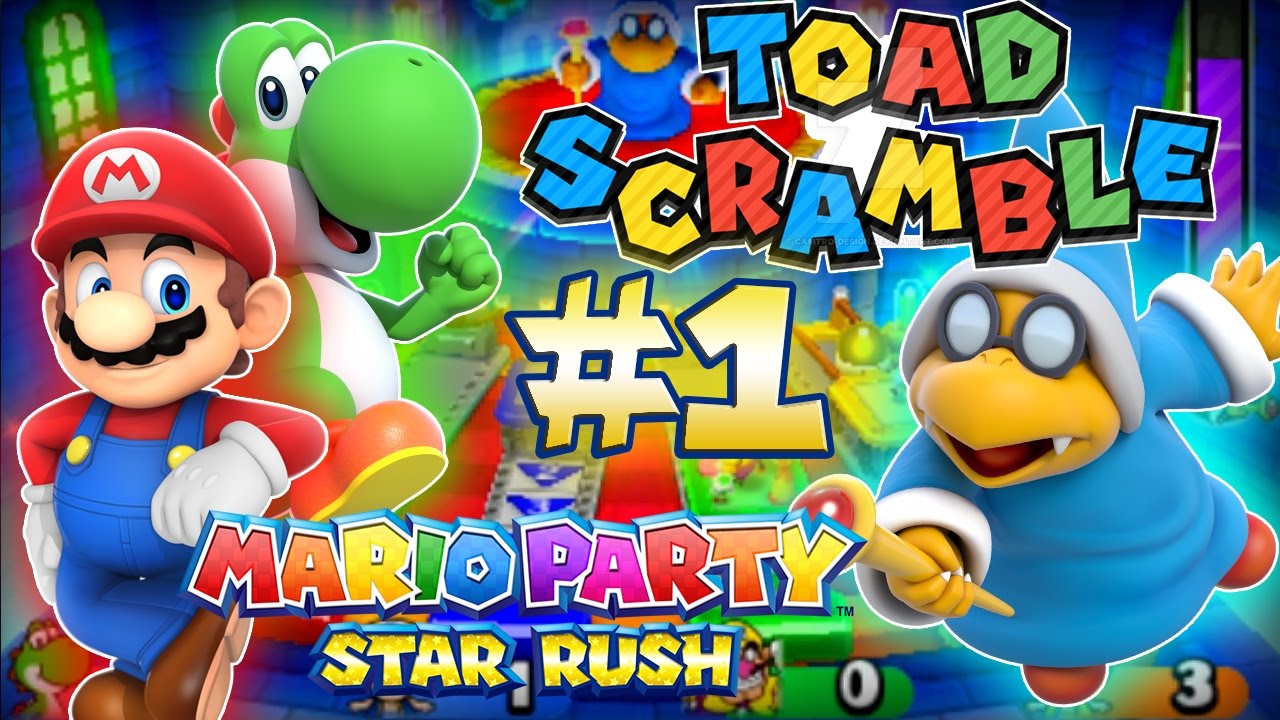 ABM: Mario Party Star Rush!! Toad Scramble!! Walkthrough # 1 HD - YouTube