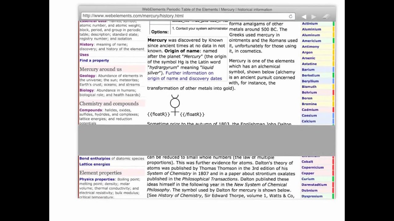 Adopt an Element Research Tutorial - YouTube