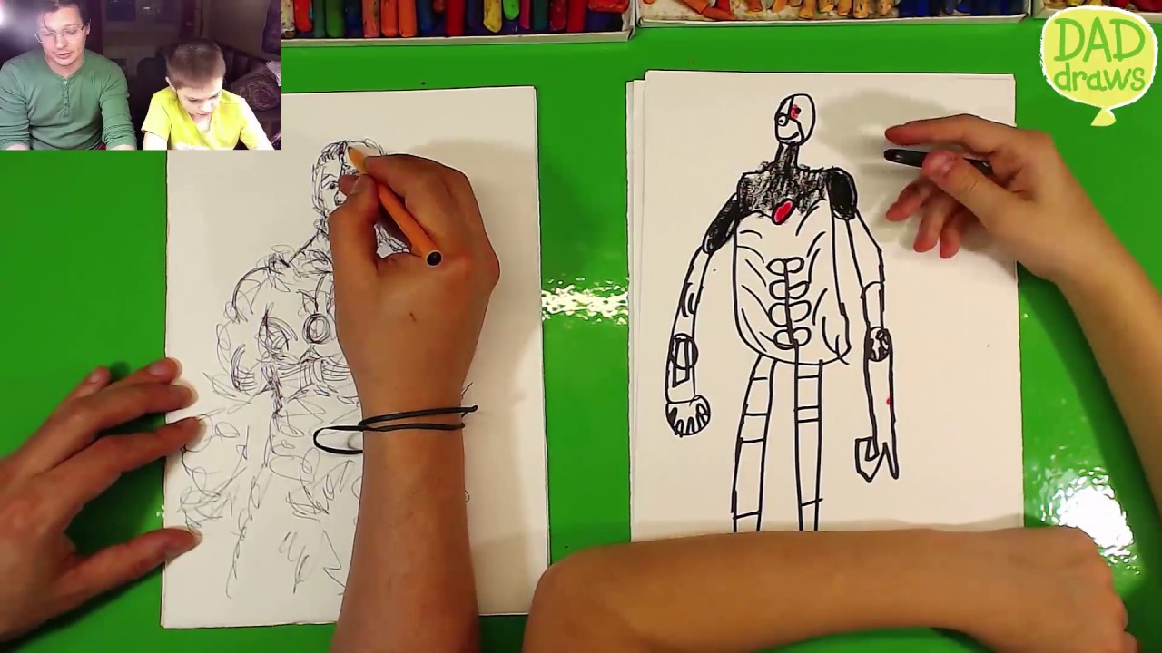 How to Draw Cyborg | Justice League - YouTube