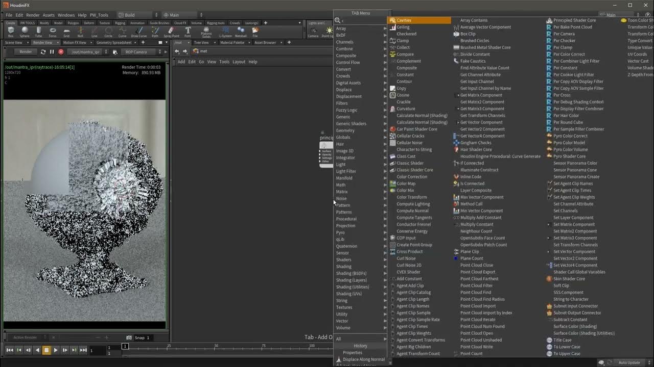 Базовый курс Houdini #42 - Создание шейдера с Principled Shader Core - YouTube