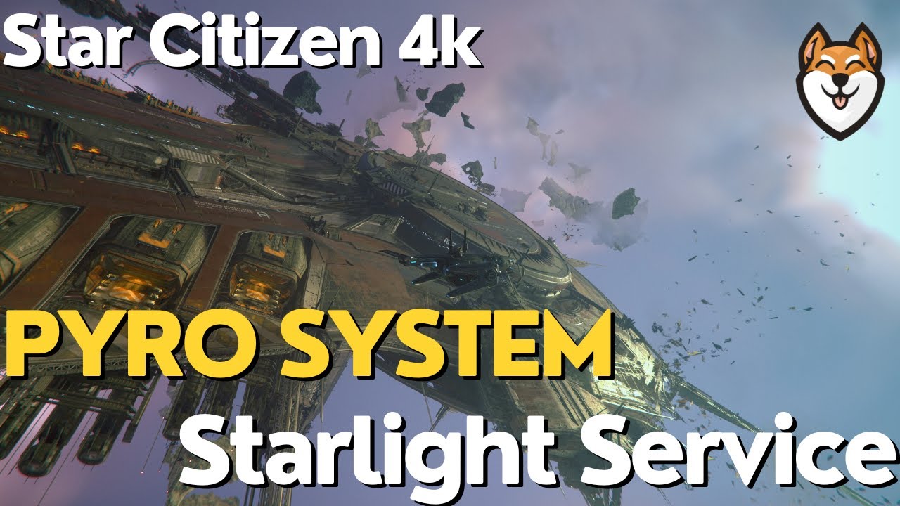 4k Star Citizen Pyro Starlight Service Station Early Look - YouTube