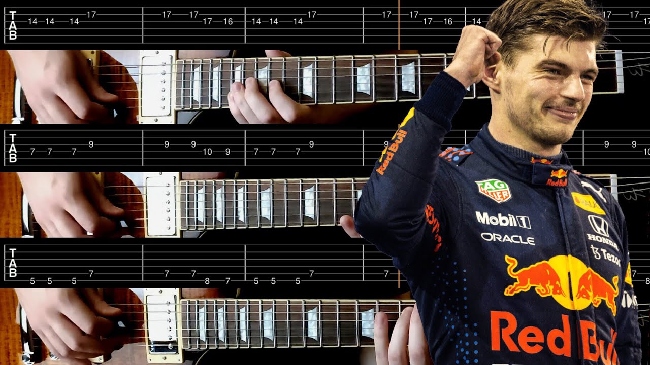 DU DU DU DU MAX VERSTAPPEN guitar tutorial - YouTube