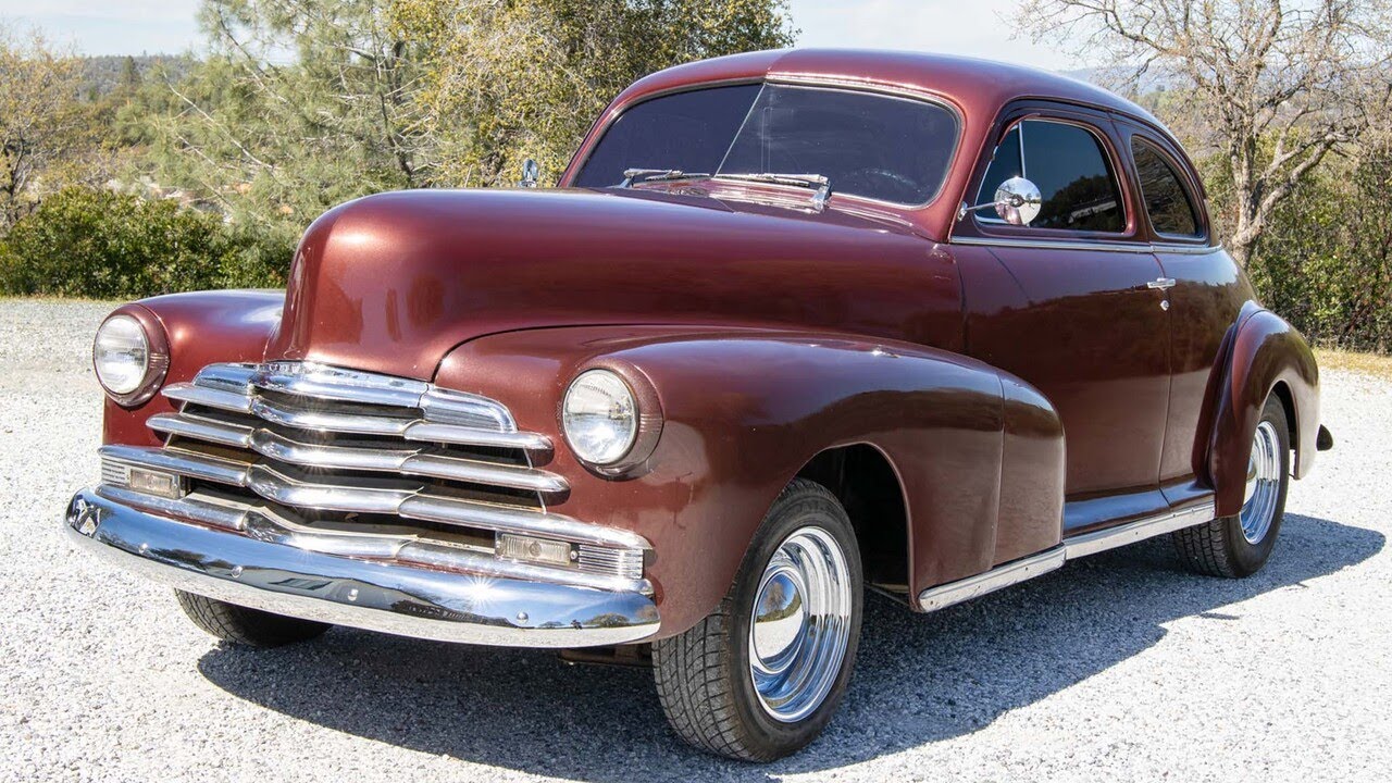 1947 Chevrolet Fleetmaster 2-Door Sport Coupe 216.5ci I6 Walk-around ...