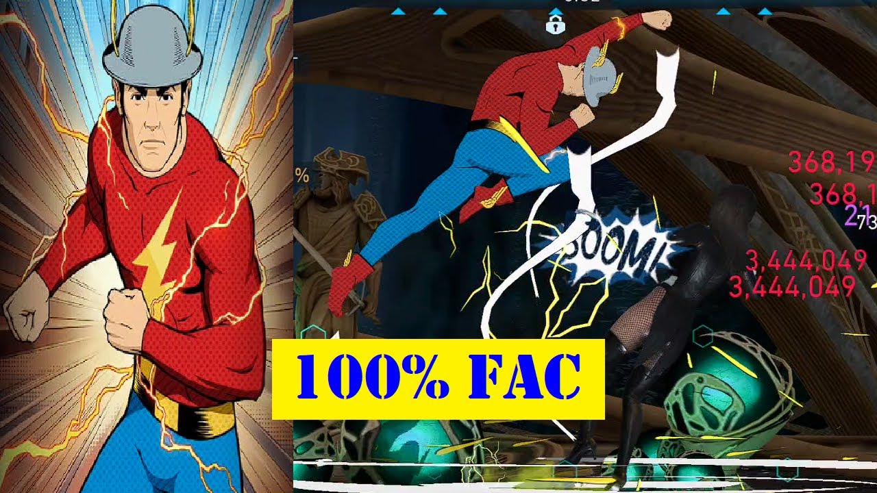 3⭐ Classic The Flash w/ Batarangs & 2 Gears!! 100% Fast Attack Chance! Injustice 2 Mobile - YouTube