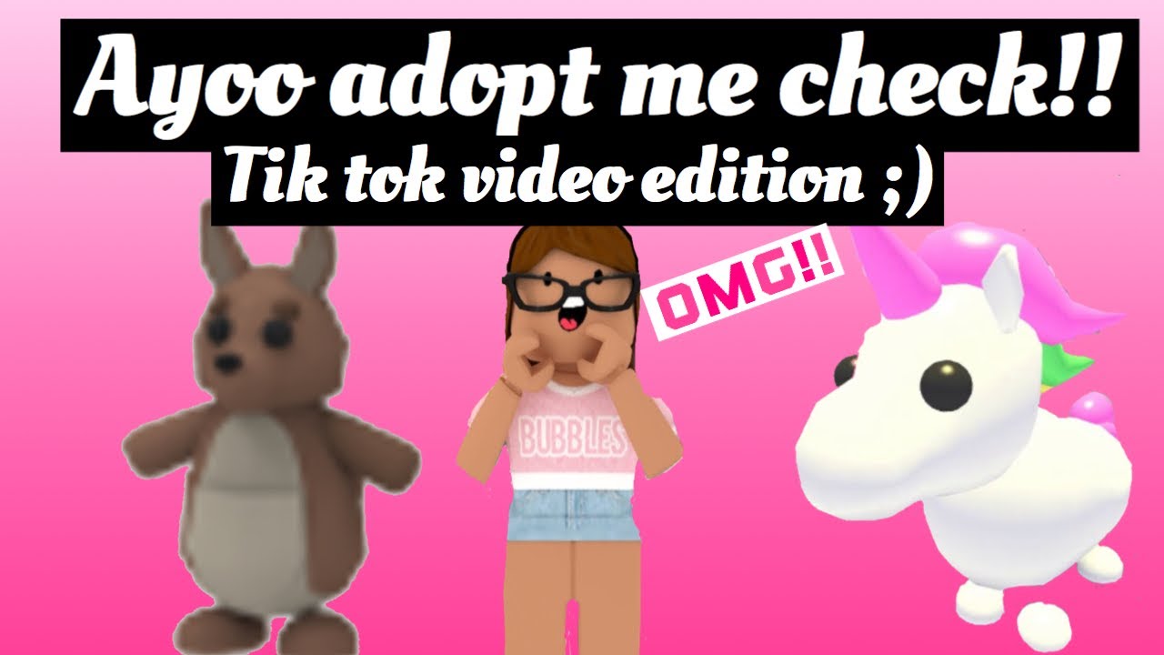 AYO adopt me check (TIK tok) - YouTube