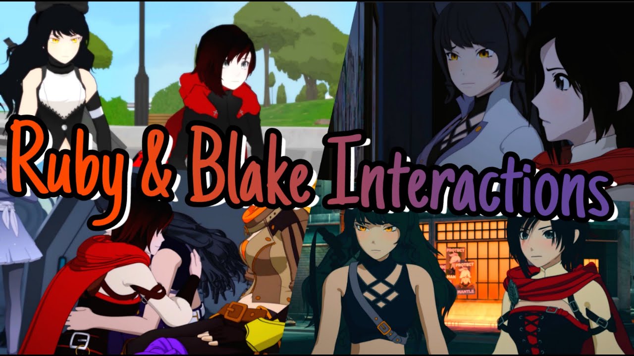 Rwby Ruby X Blake