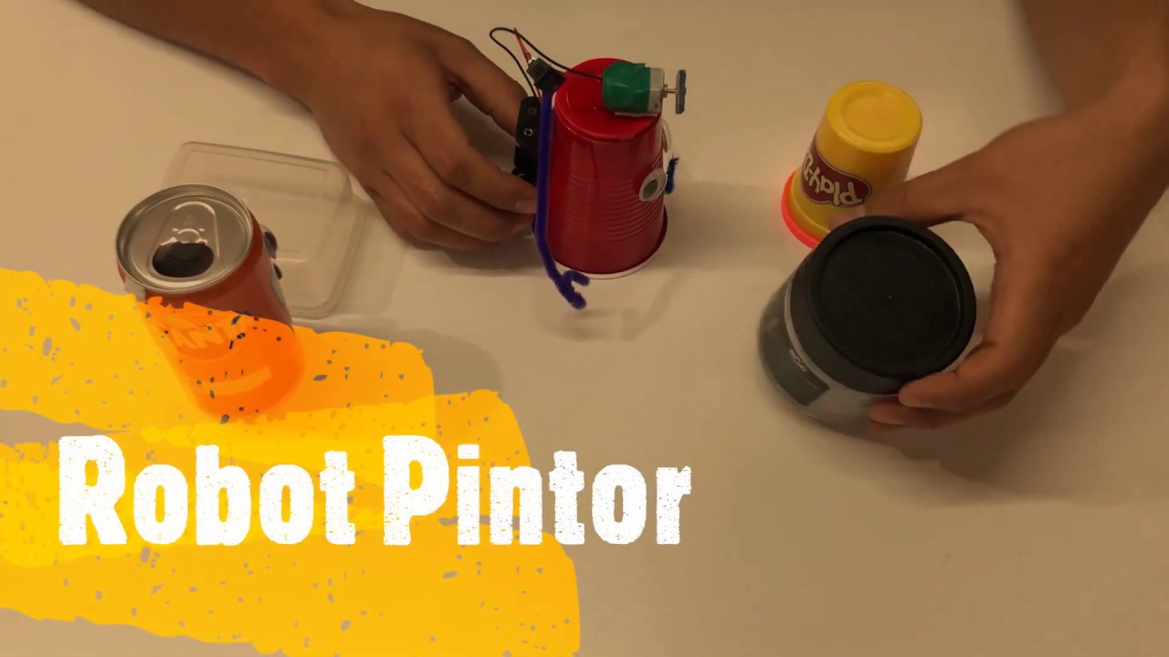 Robótica para niños: Robot pintor - YouTube