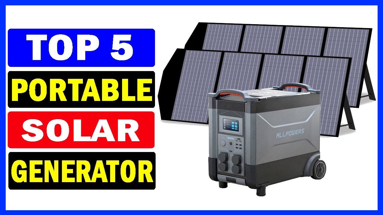 Top 5 Best Portable Generator Of 2025 | Best Portable Solar Generators ...
