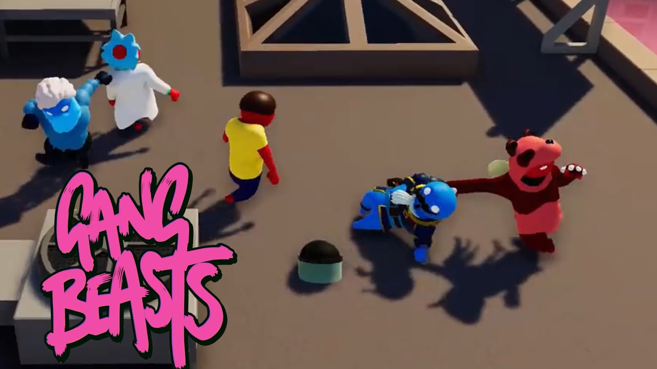 Rick & Morty get CRUCIFIED - Gang Beasts - YouTube