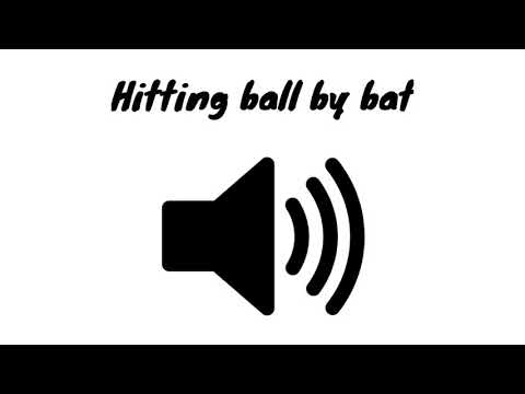 Bat hitting ball (Cricket) - sound effect - [High quality] - YouTube