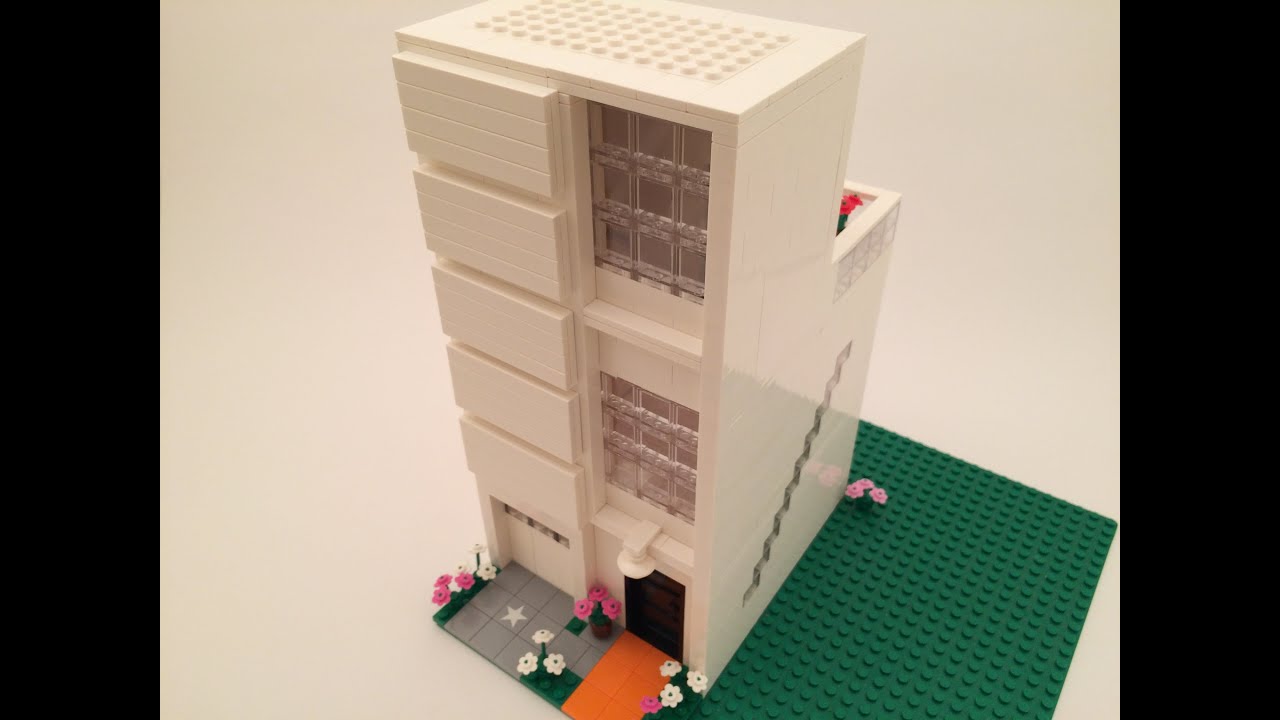 Custom LEGO Town House - YouTube