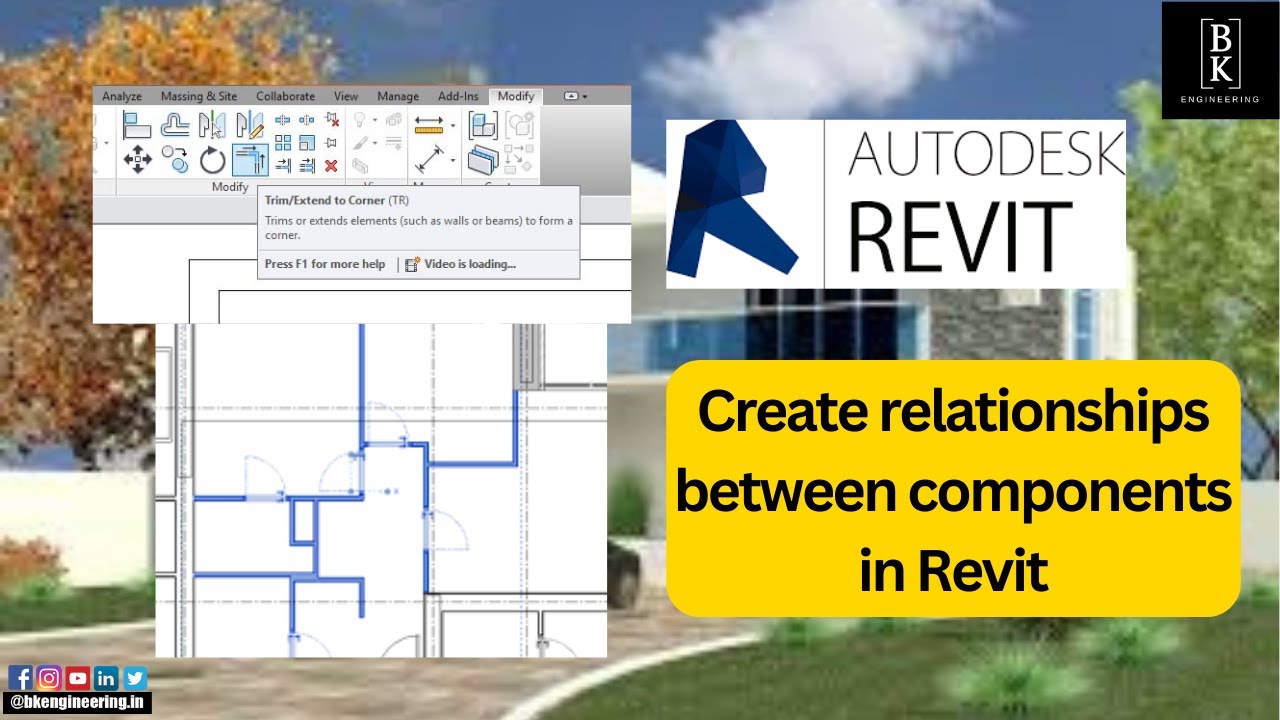 Create relationships between components in Revit Architecture | BK ...