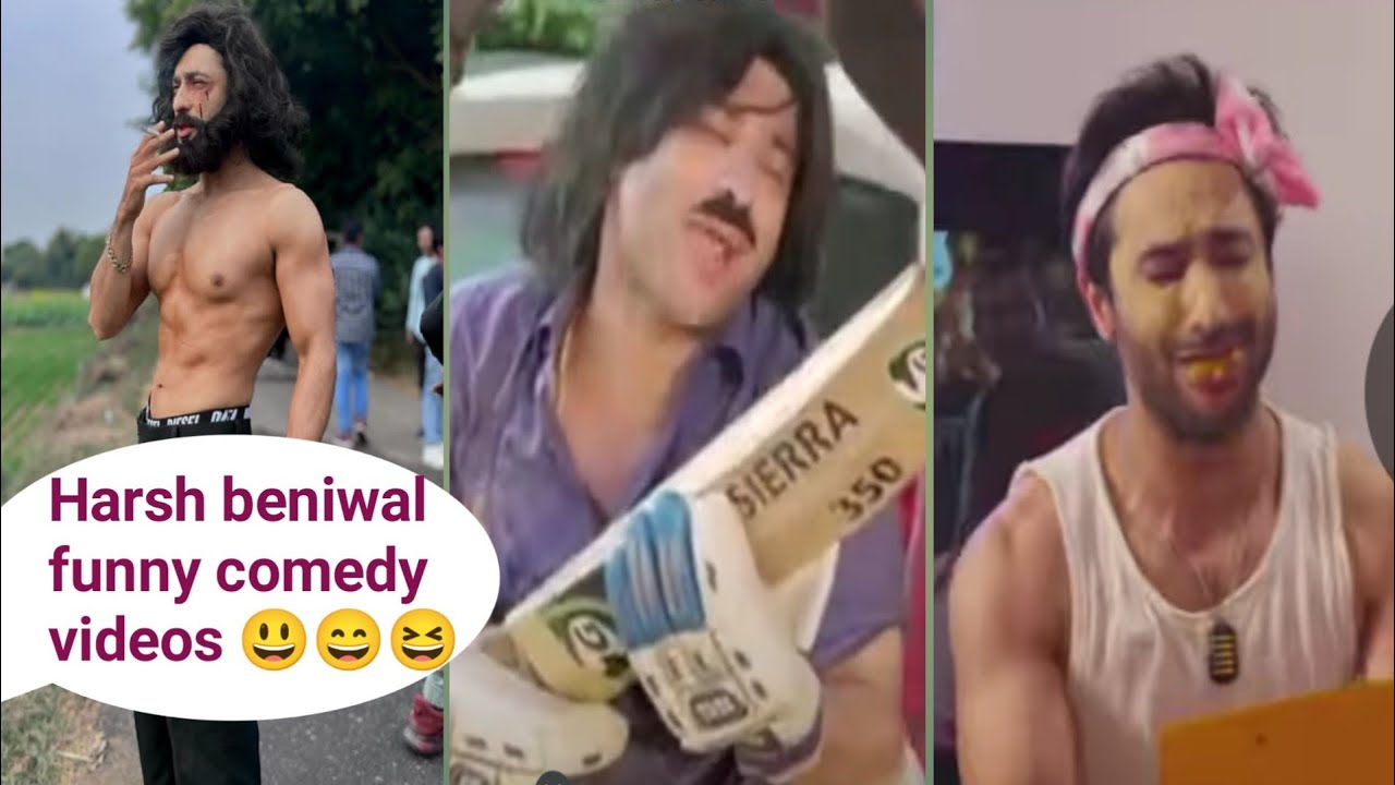 Harsh beniwal viral comedy videos/famous youtuber harsh bhai viral comedy videos😃😄😆 - YouTube